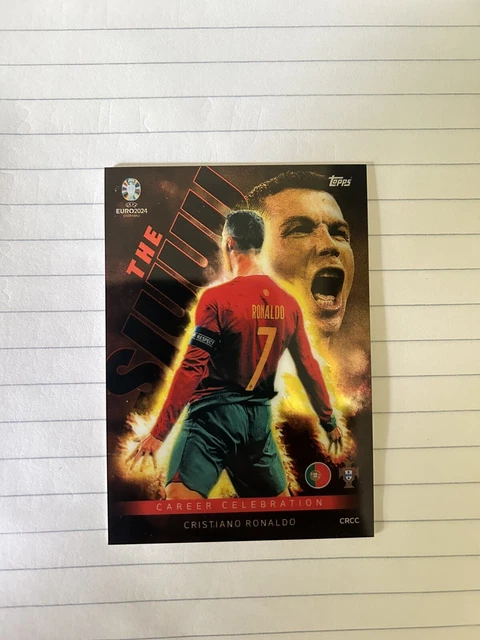 MATCH ATTACK CRISTIANO Ronaldo Euro 2024 Card Ultra Rare Card £50.00 ...