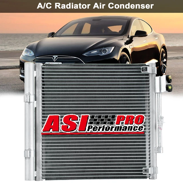 A/C RADIATOR AIR Condenser for Tesla Model S 2012- RIGHTS 6007613 ...
