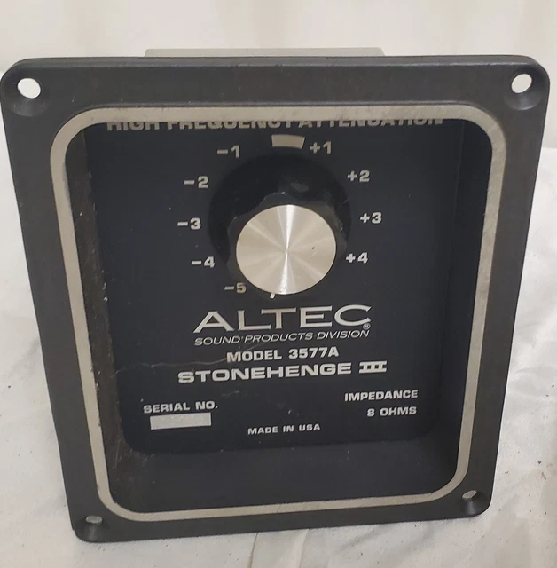 VINTAGE ALTEC MODEL 3577 Stonehenge Iii Crossover Clean £126.43 ...