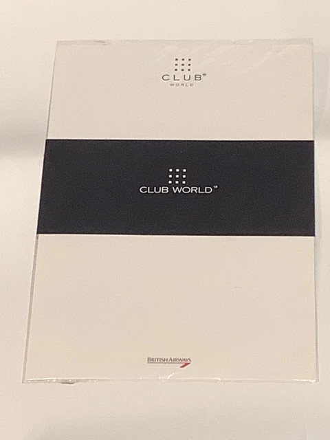 BRITISH AIRWAYS CLUB World stationary - paper and envelope - Landor ...