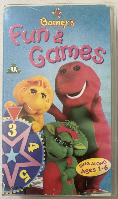 BARNEY - FUN And Games (VHS, 1997) £8.50 - PicClick UK