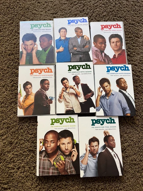 PSYCH THE COMPLETE DVD Series Set $55.00 - PicClick