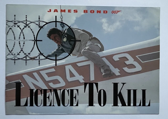 LICENSE TO KILL Original Brochure James Bond 007 MINT Timothy Dalton ...
