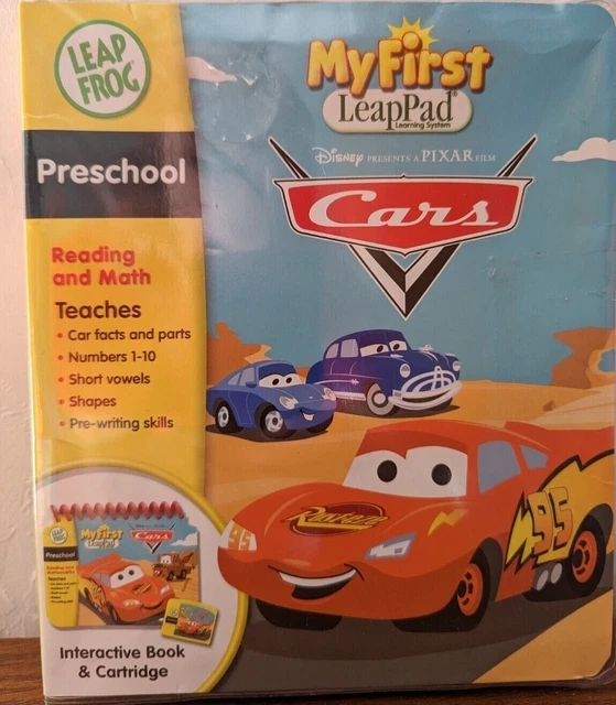 LEAP FROG MY First LeapPad Disney CARS Interactive Math BOOK ...