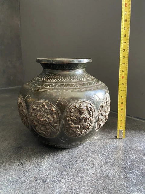 ANCIEN POT ABLUTIONS hindou Inde Népal EUR 49,00 - PicClick FR