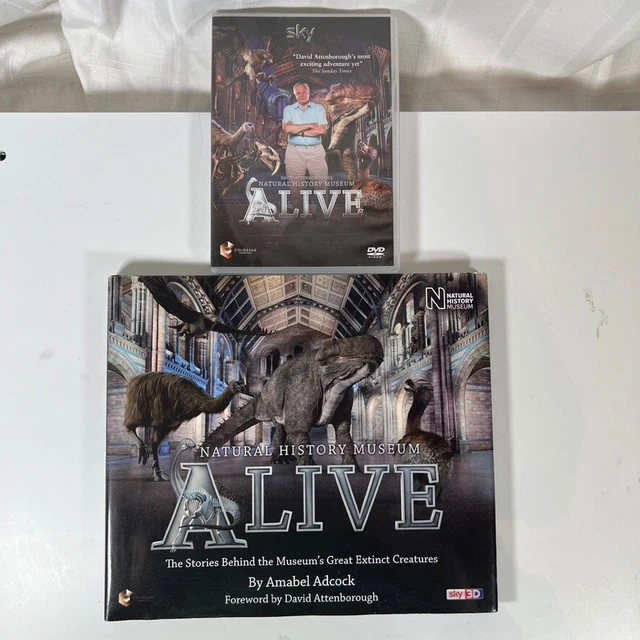 DAVID ATTENBOROUGH'S NATURAL History Museum Alive DVD Animation & Book ...