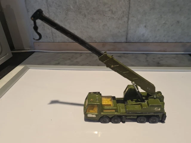 MATCHBOX SUPERKINGS K-12 Hercules Mobile Crane 1974 £15.00 - PicClick UK
