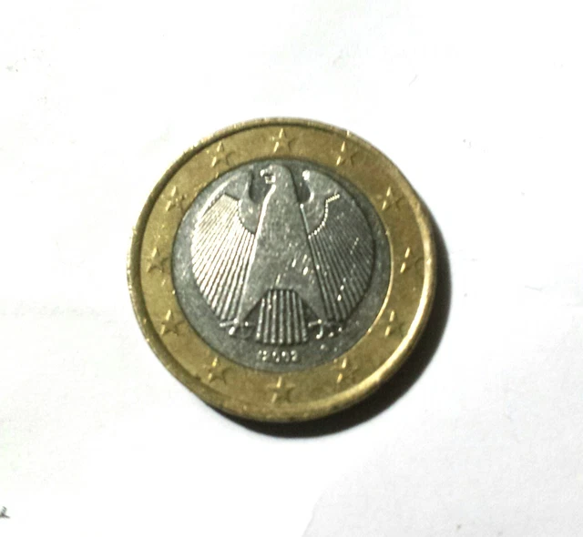 MONETA DA COLLEZIONE 1 Euro Germania 2002 Aquila Rara Numismatica EUR ...