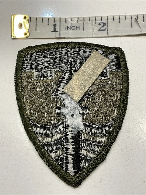 ORIGINAL VIETNAM ERA U.S. ARMY 43rd MILITARY POLICE BRIGADE SUBDUED ...