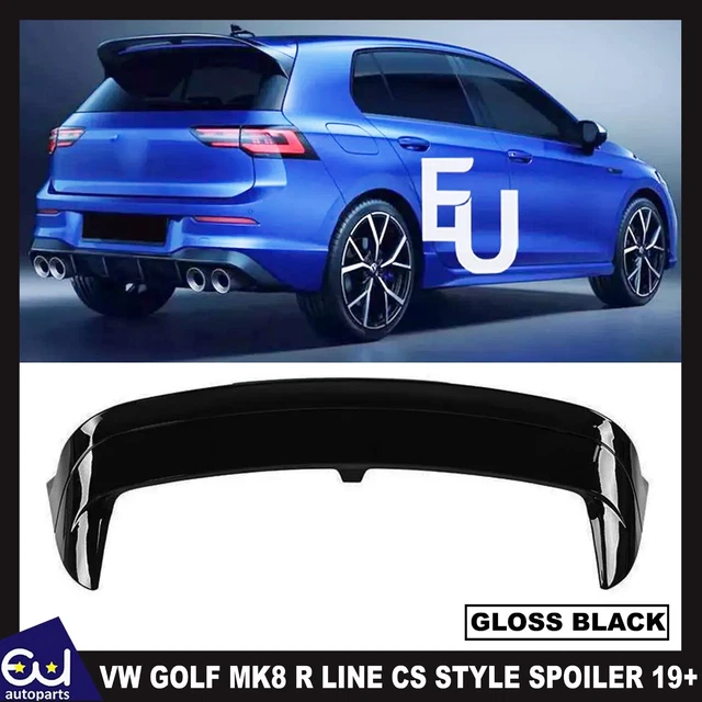 FOR VW GOLF Mk8 R Gtd Gti 2019+ Cs Clubsport Style Rear Roof Spoiler ...