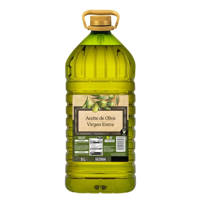 MILDES NATIVES OLIVENÖL Extra Hacendado 5L – Leichte Textur zum Kochen ...