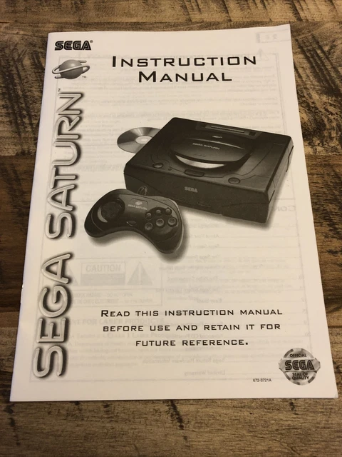 SEGA SATURN SYSTEM Console manuel livret brochure !!!!!!!!!! EUR 31,31 ...