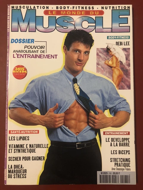 LE MONDE DU MUSCLE 1998 Oct #181 Franco Carlotto Debi Lee Cover! Rare ...