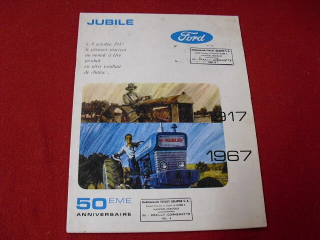 ANCIENNE BROCHURE Publicitaire Du Jubile Ford 1917- 1967 EUR 13,50 - PicClick FR
