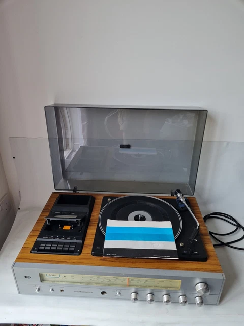 VINTAGE PYE 1614 Stereo Music System Cassette Turntable Radio Hifi Unit ...