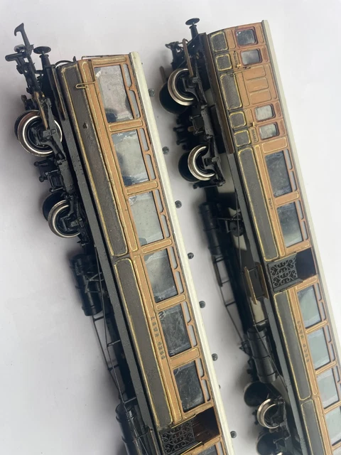 SOUTHERN RAILWAY LSWR Gate Stock coach set kit built £104.70 - PicClick UK