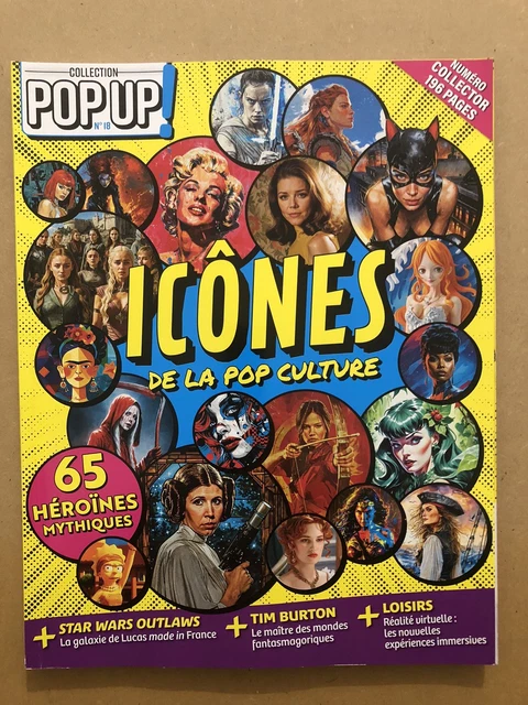 COLLECTION POP UP No 18 -Icônes de la POP culture -65 Héroïnes ...