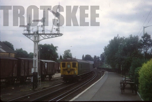 35MM SLIDE BR British Rail Electric EMU Class 402 2HAL 2666 1968 ...