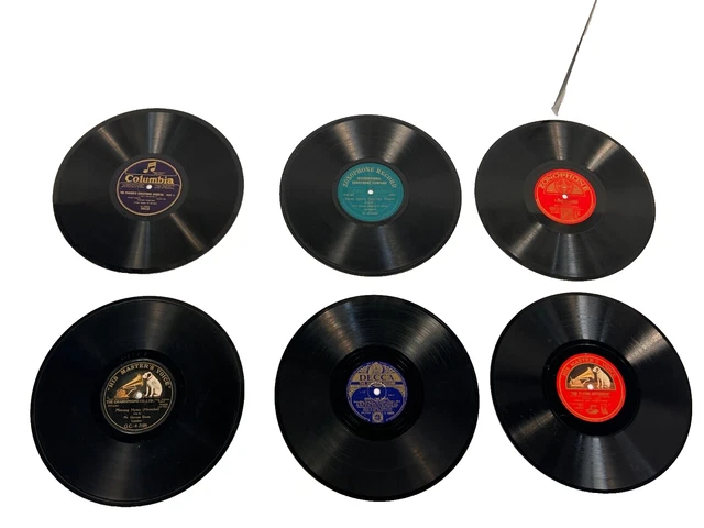 VINTAGE VINYL RECORD Collection x6 Gramophone His Masters Voice, Decca ...