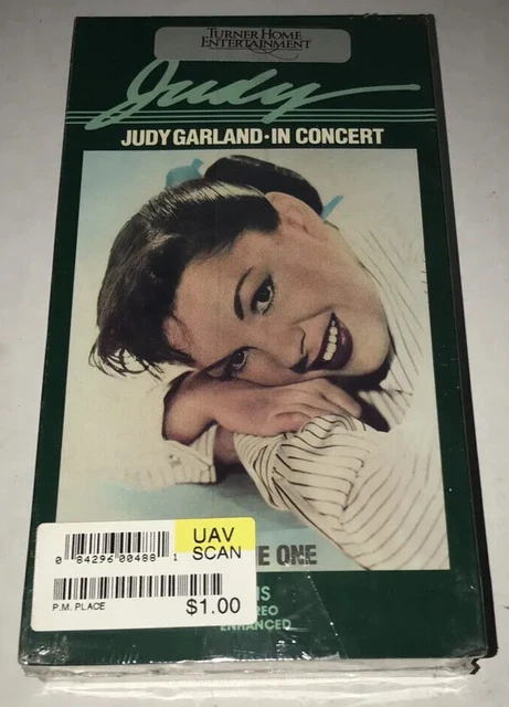 JUDY GARLAND IN Concert Volume 1 One VHS 1984 RKO Movie Video Sealed ...