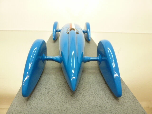 HAND BUILT BY HENNY v/d OEVER 1938 BUGATTI RECORD CAR - BLUE 1:43 very ...