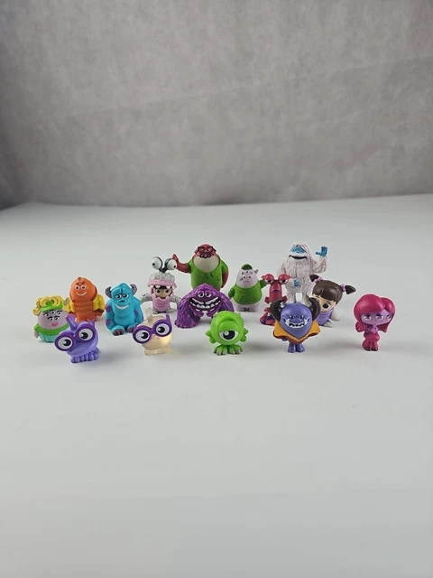 MONSTERS UNIVERSITY MINI Monster 1" Figures Mike Sulley Art Toy Disney ...