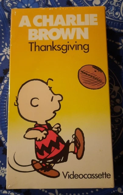 A CHARLIE BROWN Thanksgiving (VHS) Peanuts - Charles Schultz - Kartes ...