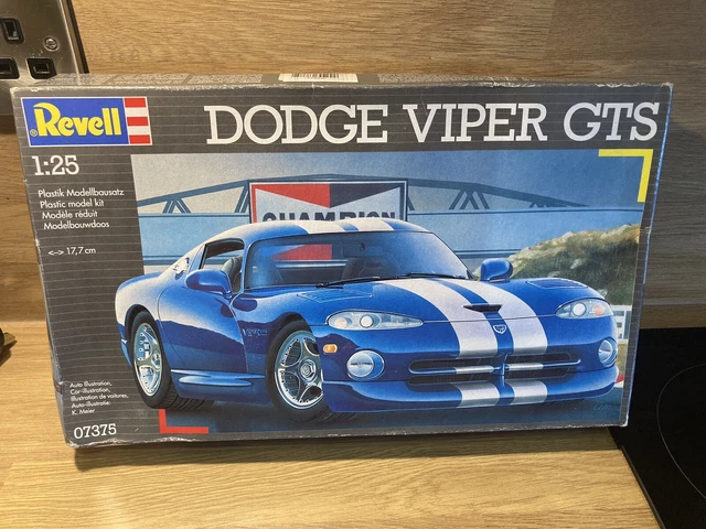 REVELL 07375 DODGE Viper GTS Car - Scale 1:25 Model Kit - Boxed - New ...