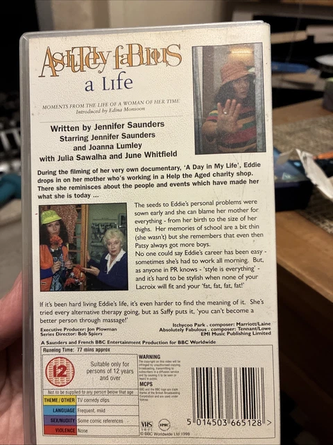 ABSOLUTELY FABULOUS A Life VHS £1.16 - PicClick UK