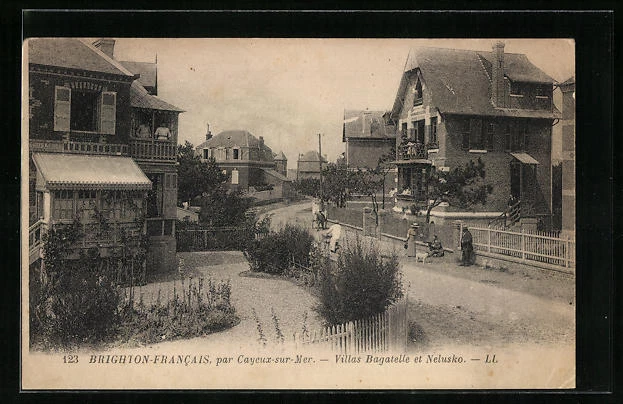 CPA CAYEUX-SUR-MER, BRIGHTON-FRANÇAIS, Villas Bagatelle et Nelusko EUR ...