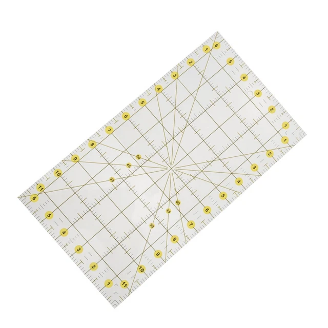 MULTIFUNCTION RULER QUILTING Sewing Tailoring Templates DIY Supplies ...