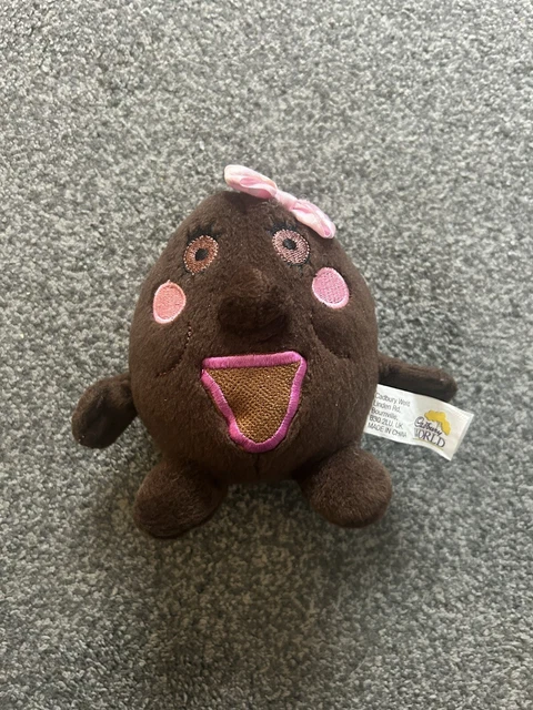 CADBURY WORLD COCOA Chuckle Bean Girl Plush 5.5" Beanie Soft Toy £2.50 ...