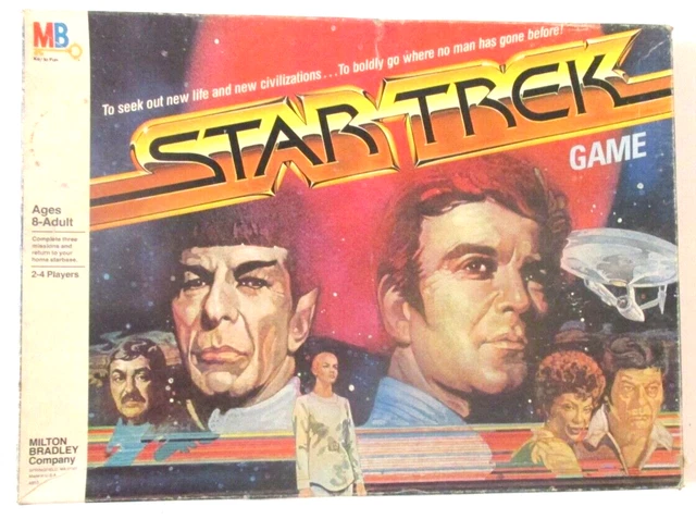 RARE - VINTAGE 1979 Mb Games - Star Trek - Motion Picture Board Game ...