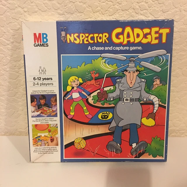 VINTAGE 1980'S MB Games INSPECTOR GADGET Family Board Game (1984) UK ...