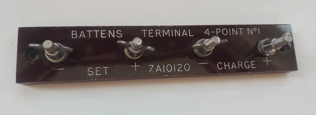WIRELESS SET 19 Ws19 Ww2 Army Military Radio Battens Terminal 4 Point ...