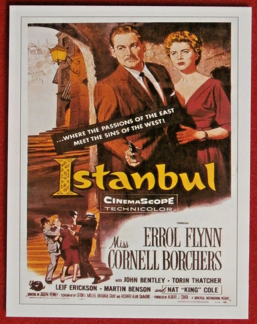ERROL FLYNN - Card # 28 - Movie Idols Set - ISTANBUL - NAT KING COLE £9 ...