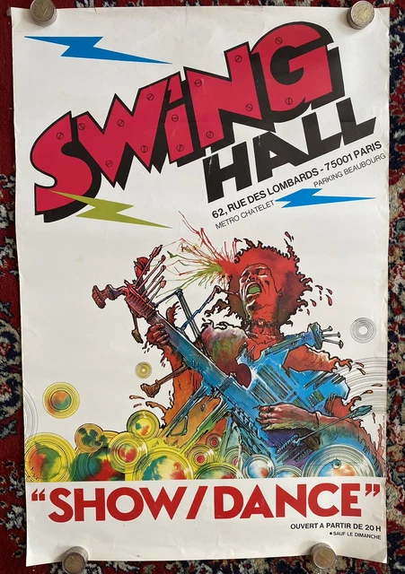 AFFICHE SWING HALL Paris Jimi Hendrix EUR 120,00 - PicClick FR