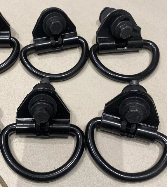 GENUINE FORD TRANSIT Custom Set 4 Tie Down Eyes Lashing D Ring Anchor ...