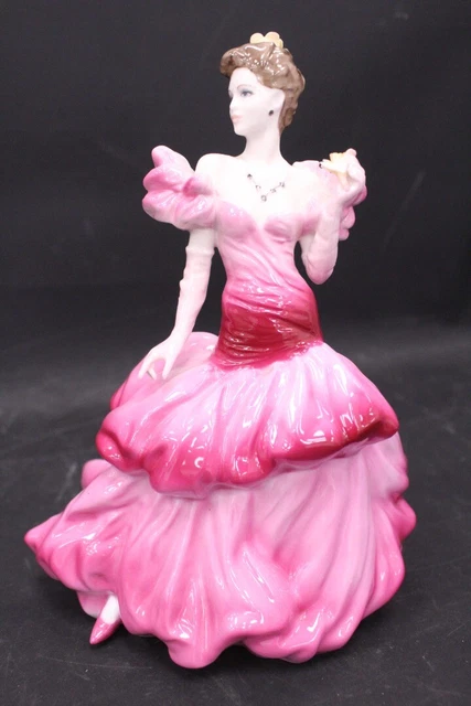 1997 COALPORT LADIES Of Fashion EMMA JANE Bone China Lady Figurine 21cm ...