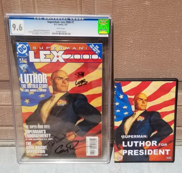 SUPERMAN : LEX 2000 #1 CGC 9.6 DVD GRATUIT SIGNÉ Luthor JLA JUSTICE LEAGUE film EUR 36,76 ...