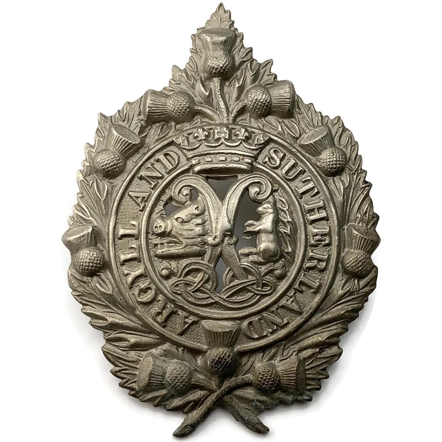 ORIGINAL WW1 ARGYLL and Sutherland Highlanders Regiment Scottish Cap ...