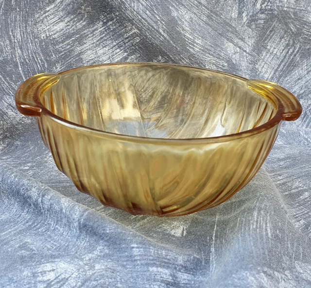 ART DECO — BERNSTEIN GLAS — 5 —DESSERTSCHALEN — OBSTSCHALEN — 30er 40er Jahre — NFB EUR 17,26 ...