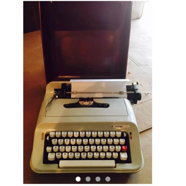 MACCHINA DA SCRIVERE Scheidegger President con valigetta EUR 25,00 ...