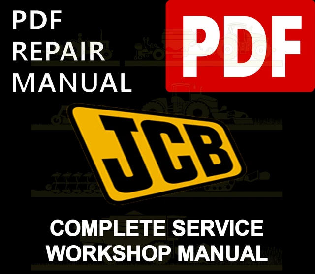 JCB 3CX, 4CX Backhoe Loader Service Repair Workshop Manual + Parts ...