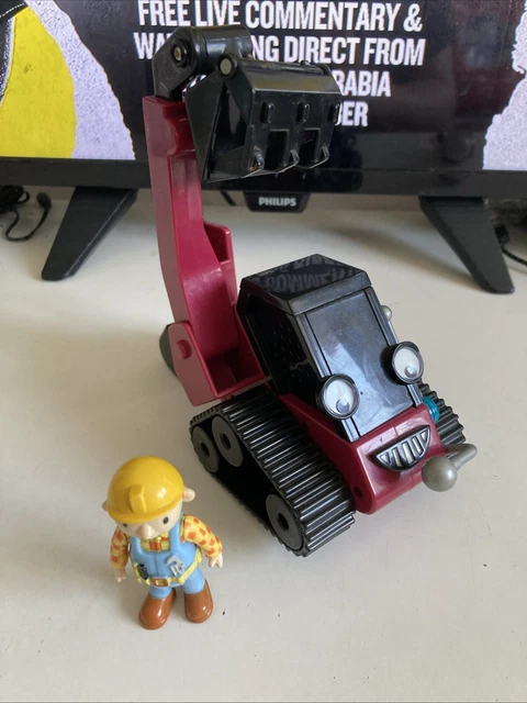 BOB THE BUILDER Push Along Friction Toy/Vehicle - Benny Used, Sounds ...