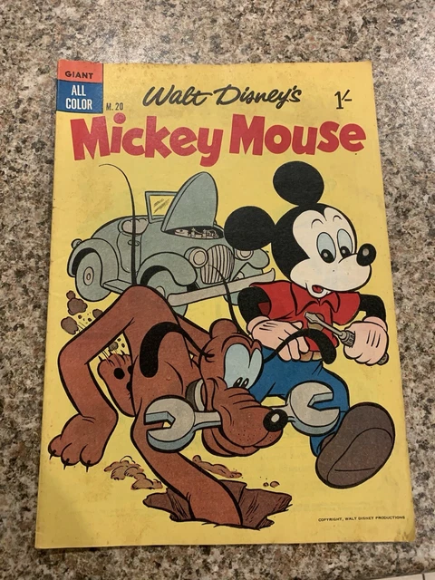 WALT DISNEYS MICKEY Mouse M14 By W.g Pub 1958 Age Comic Vg $19.99 ...