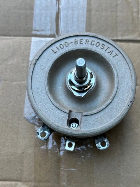 BERCOSTAT 100 WATT rheostat power resistor potentiometer 50 Ohms ...