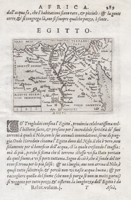 EGITTO EGITTO AFRICA Africa mappa Africa mappa Ortelius Bonatti ...