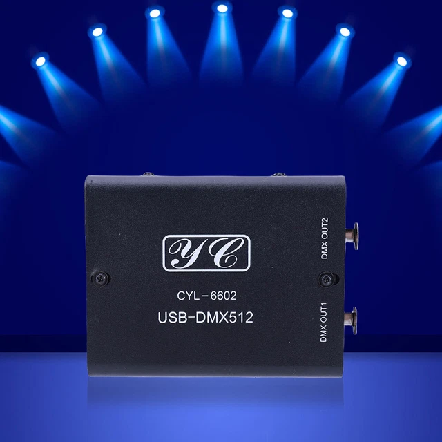 AU 512-CHANNEL USB To DMX Convenient DMX512 Stage Lighting Controller ...