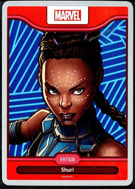 WOOLWORTH DISNEY.WORLDS OF Wonder Cards 2024.Marvel.59/108.Shuri.as ...